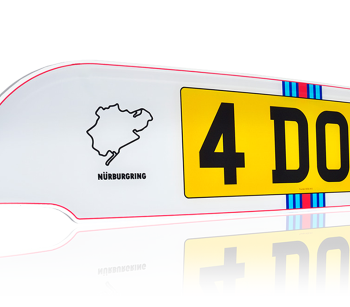 Shaped Number Plates | Signature Range | Fourdot