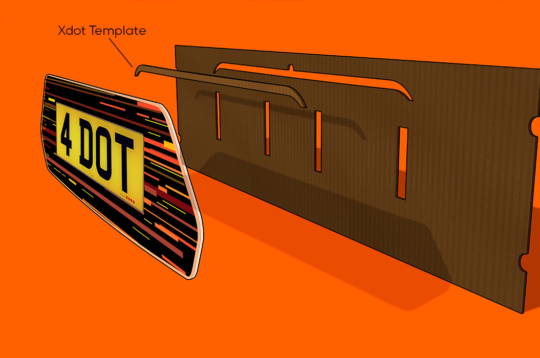 Shaped Number Plates | Signature Range | Fourdot