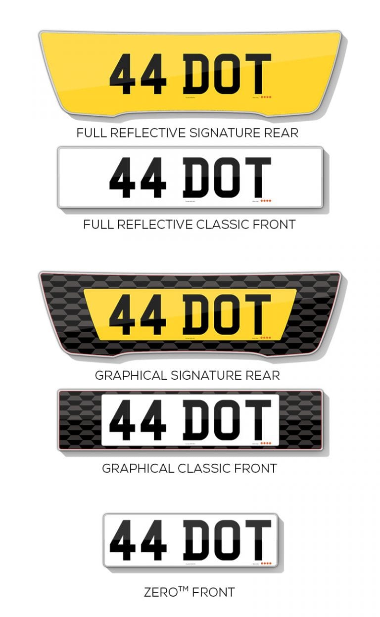 Classic Custom Number Plates | Classic Range | Fourdot