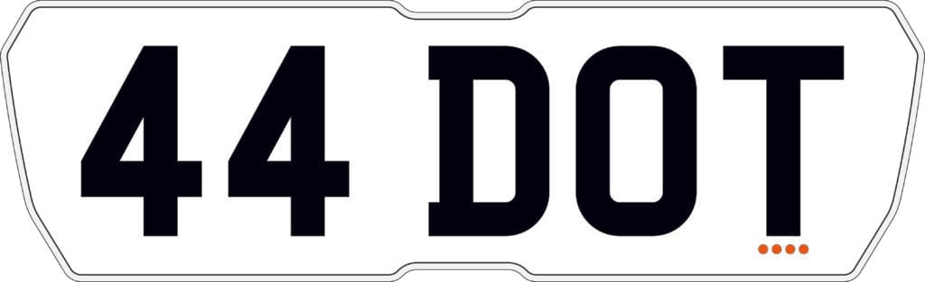 Shaped Number Plates for BMW M3 and M4 | Fourdot Designer Plates