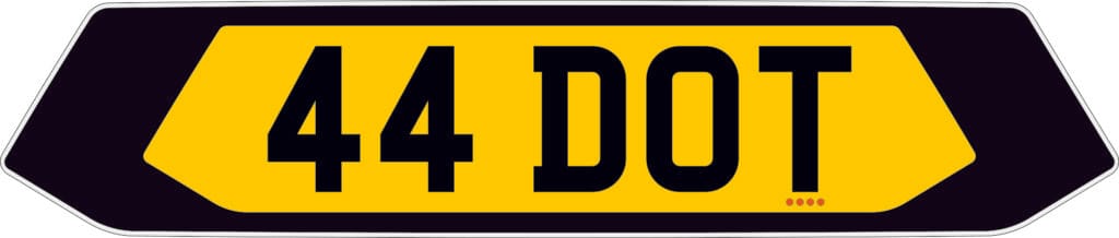 Shaped Number Plates for BMW M3 and M4 | Fourdot Designer Plates