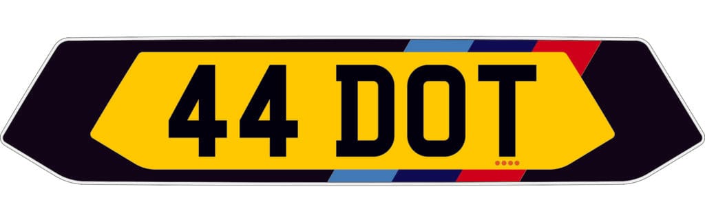 Shaped Number Plates for BMW M3 and M4 | Fourdot Designer Plates
