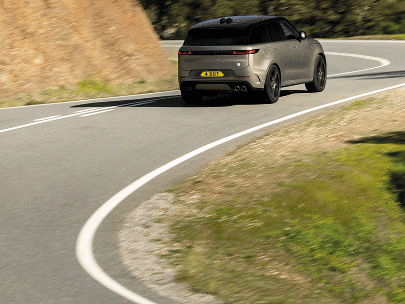 Range Rover Sport Black Signature & Classic Plate Set | Fourdot